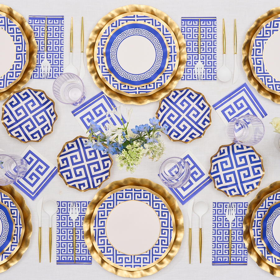 Greek Key Table Setting – Sophistiplate LLC
