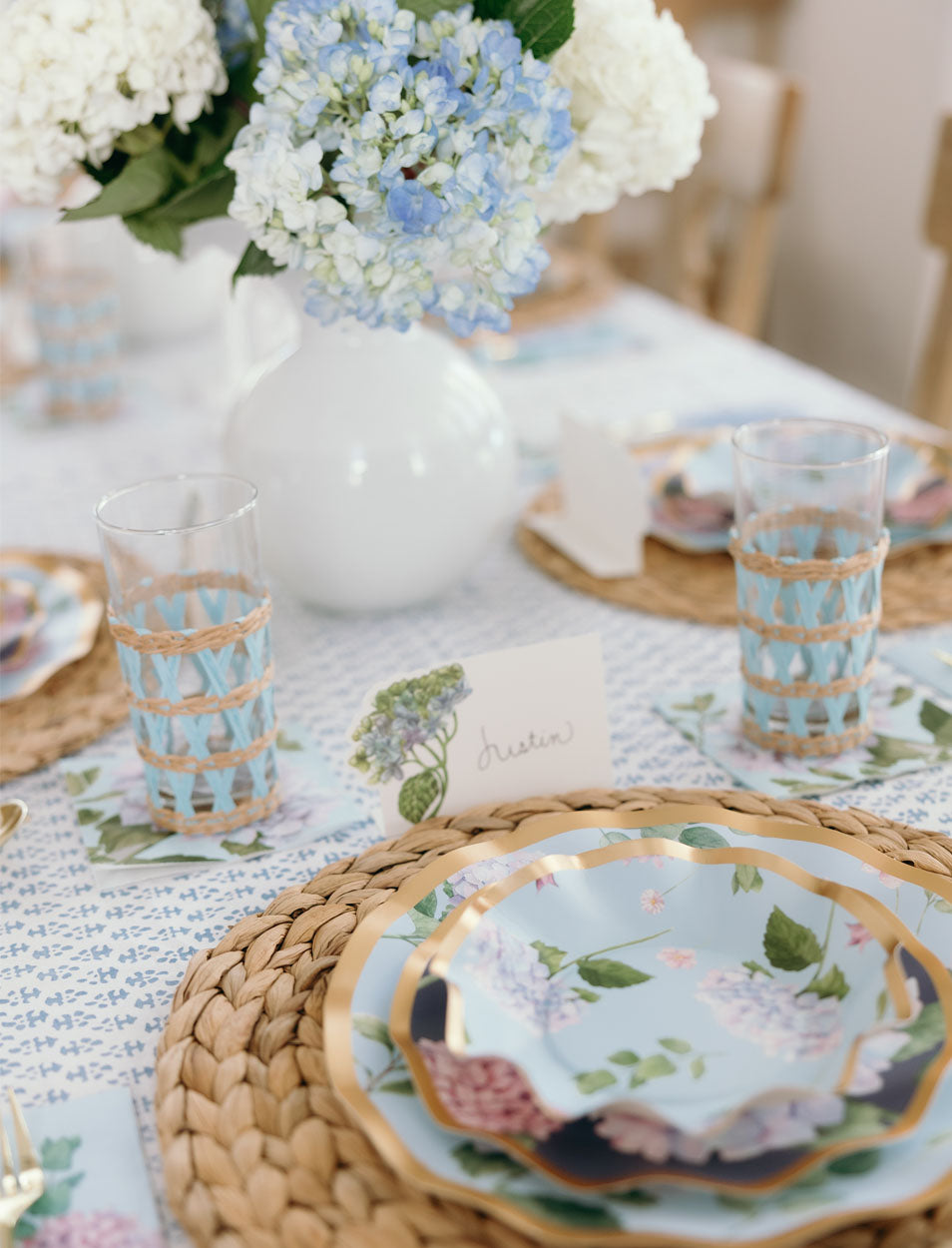 Hydrangea Table Setting – Sophistiplate LLC