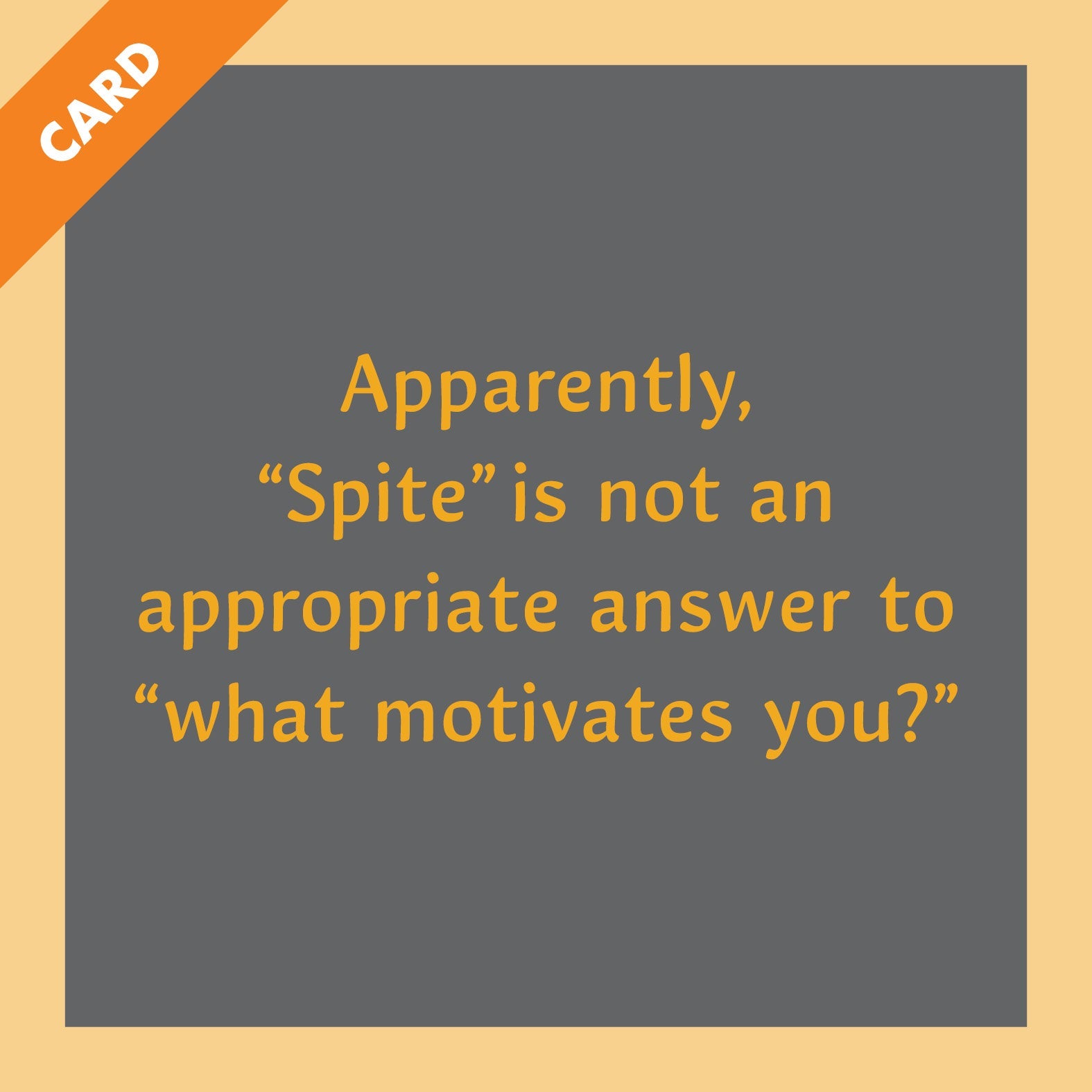 Spite Card – Sophistiplate LLC