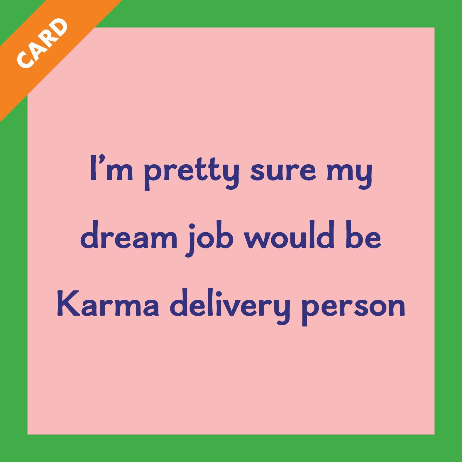 Karma Delivery Card – Sophistiplate LLC