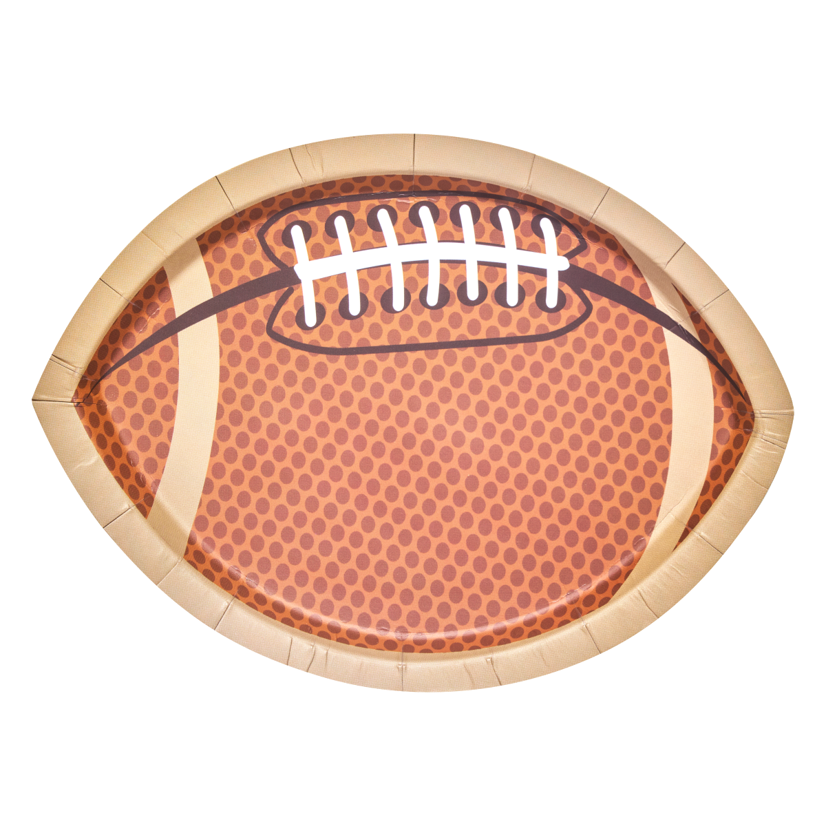 Tailgate Die Cut Football Salad Plates/8pk – Sophistiplate LLC