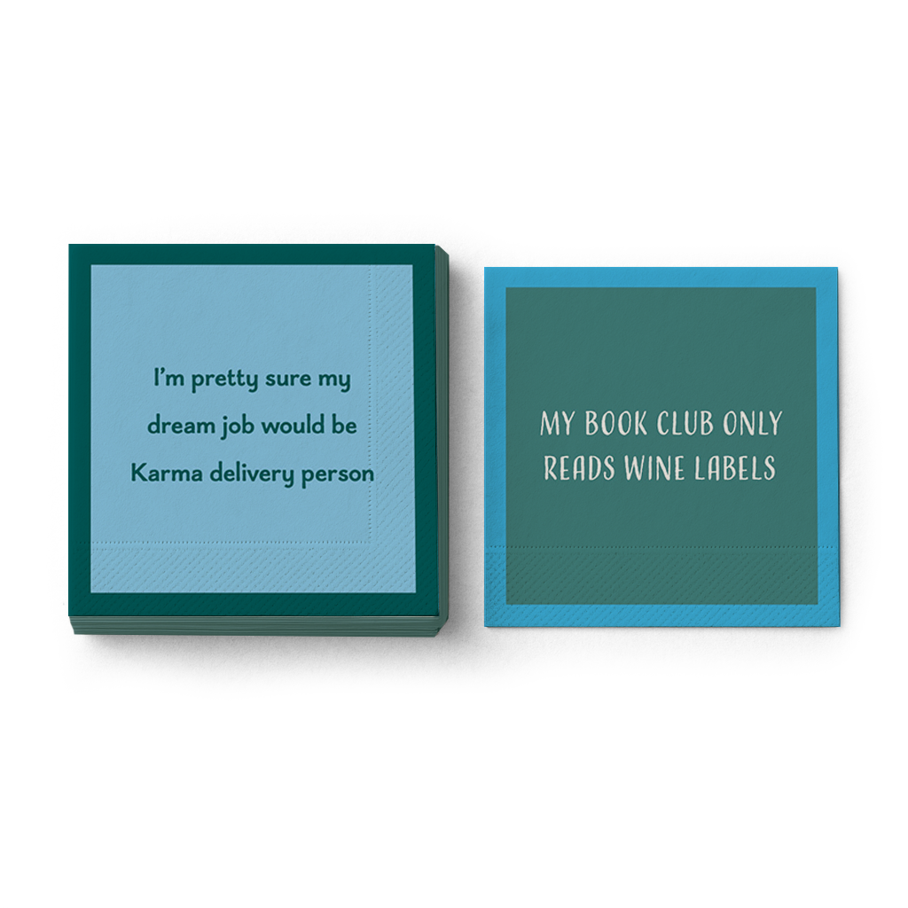 Karma delivery Napkin – Sophistiplate LLC