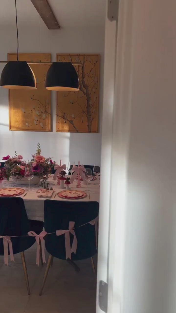 Pink Bows Table Setting – Sophistiplate LLC