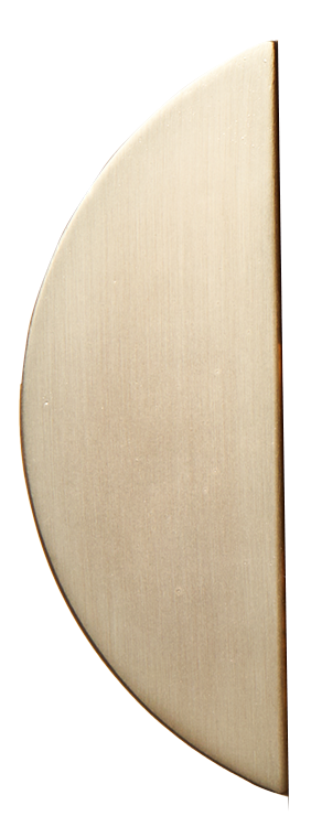 Gold Half Circle Handle – Sophistiplate LLC