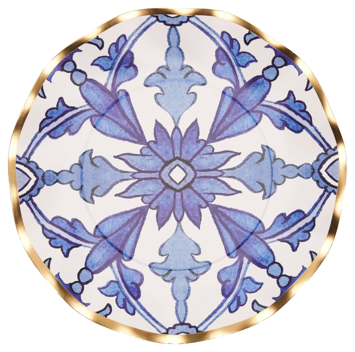 Moroccan Nights Wavy Paper Salad Plate/8pk – Sophistiplate LLC